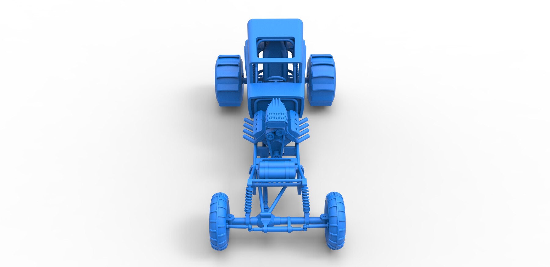 ArtStation - 3D printable Diecast Mud dragster Hot Rod Scale 1 to 25 ...