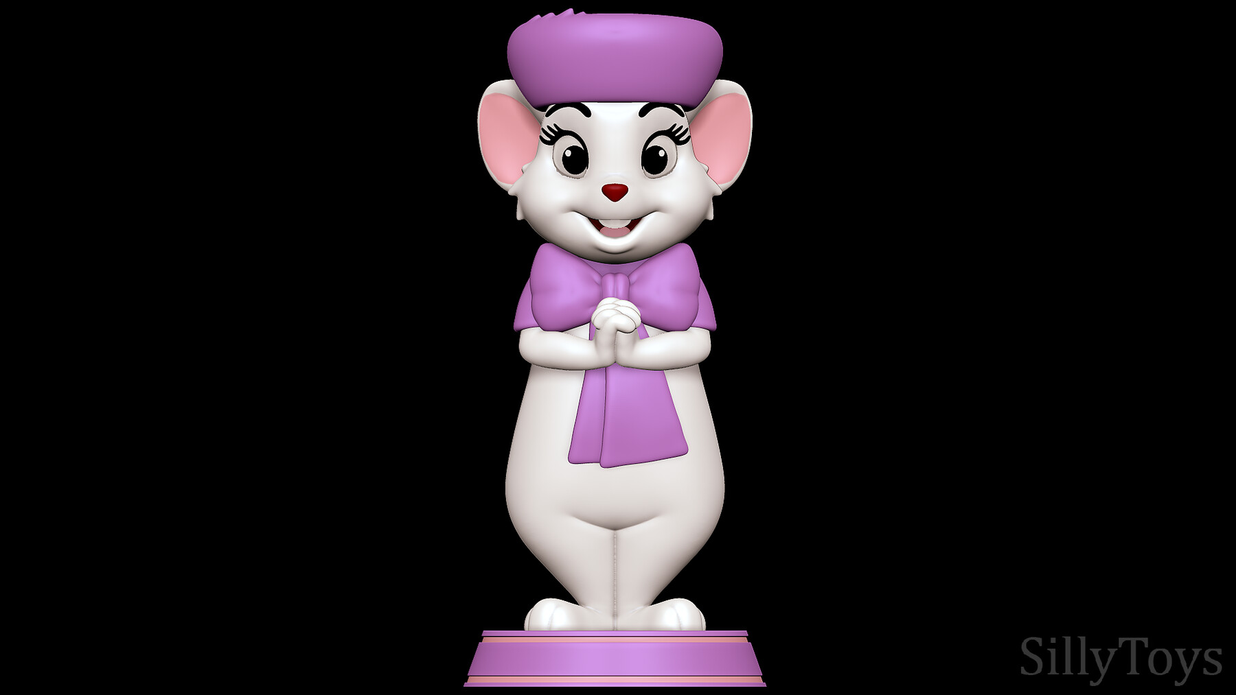 ArtStation - Miss Bianca - The Rescuers 3D print model | Resources