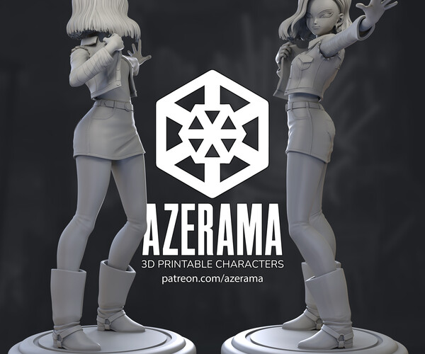 ArtStation - Android 18 STL Ready for 3D Printing | Resources