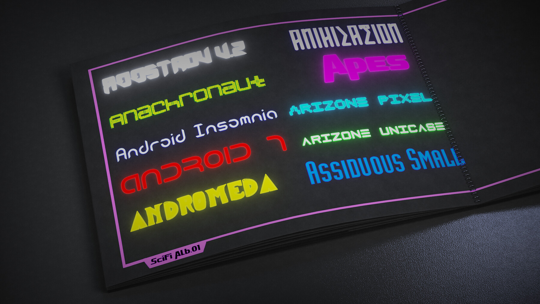 ArtStation - Text tool for Substance painter. Collection: Sci-Fi. Album ...