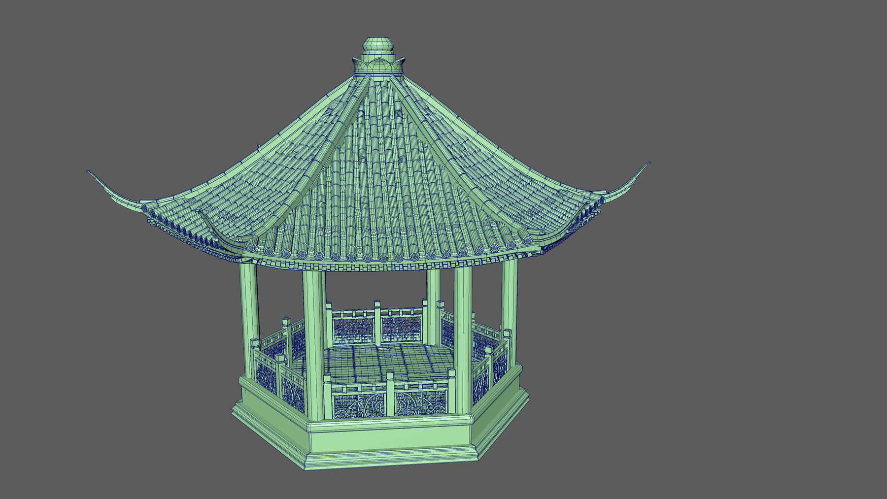 ArtStation - Chinese style pavilion | Resources
