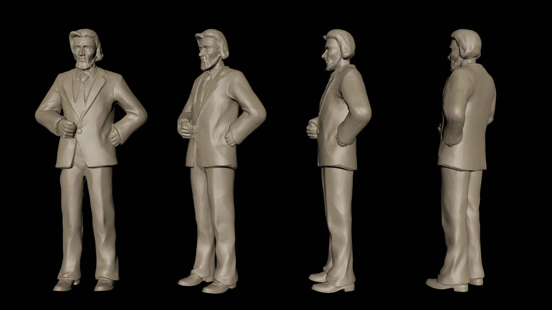 ArtStation - man statue model | Resources