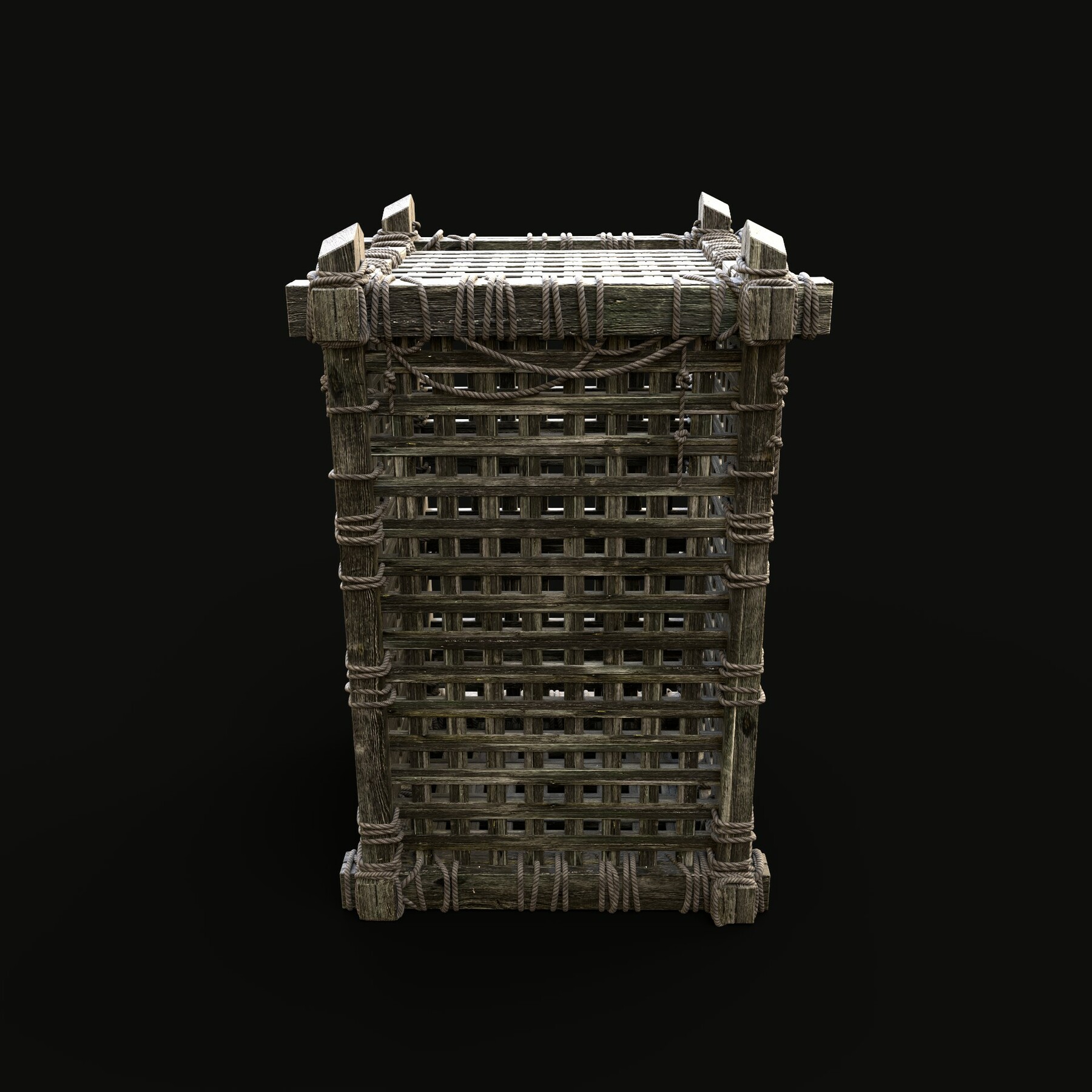 ArtStation - CAGE PACK ANIMAL HUMAN MEDIEVAL FARM WOODEN LOCKER ...