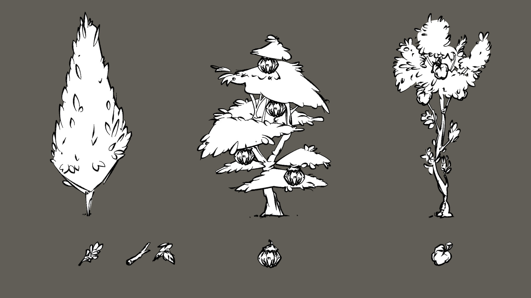 ArtStation - 2D Asset Pack – Nature 01 | Game Assets