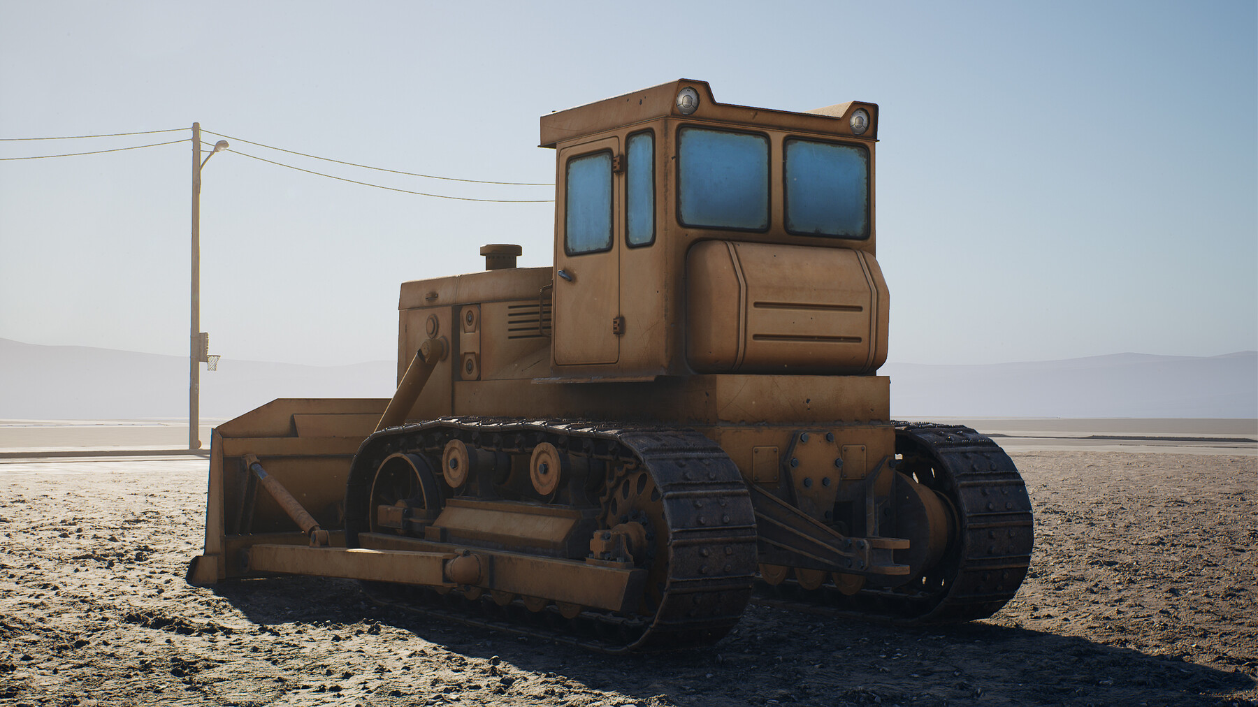 ArtStation - Bulldozer T170 - for Unreal Engine + Blender + FBX | Game ...