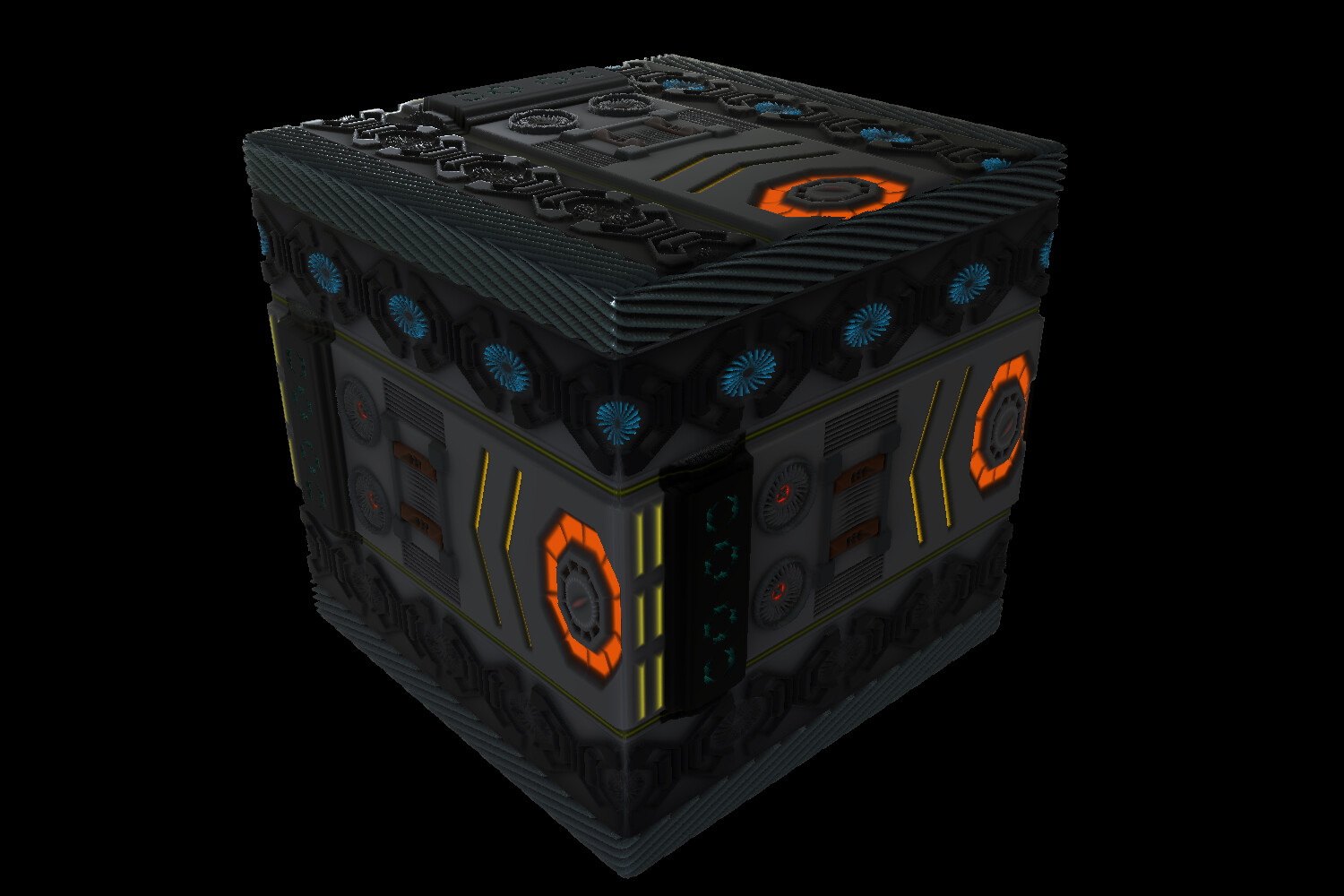 ArtStation - Sci-fi texture without modeling only texture PBR ( 8k-4k ...