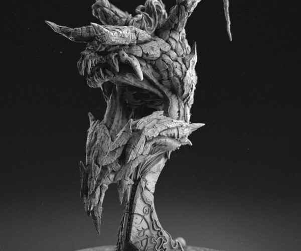 ArtStation - Altar of the fire demon - 3dprint ready | Resources