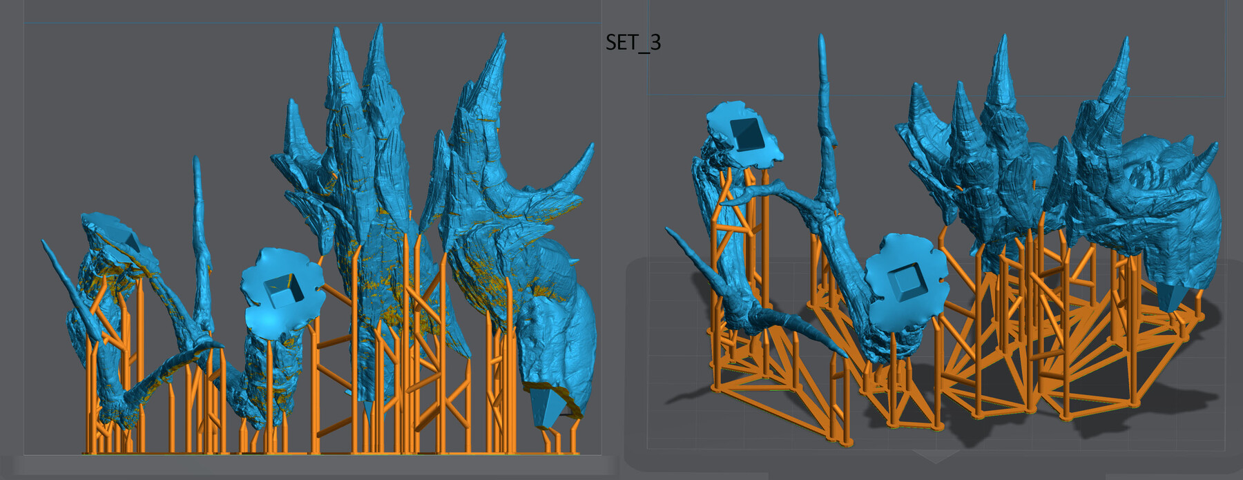 ArtStation - Altar of the fire demon - 3dprint ready | Resources