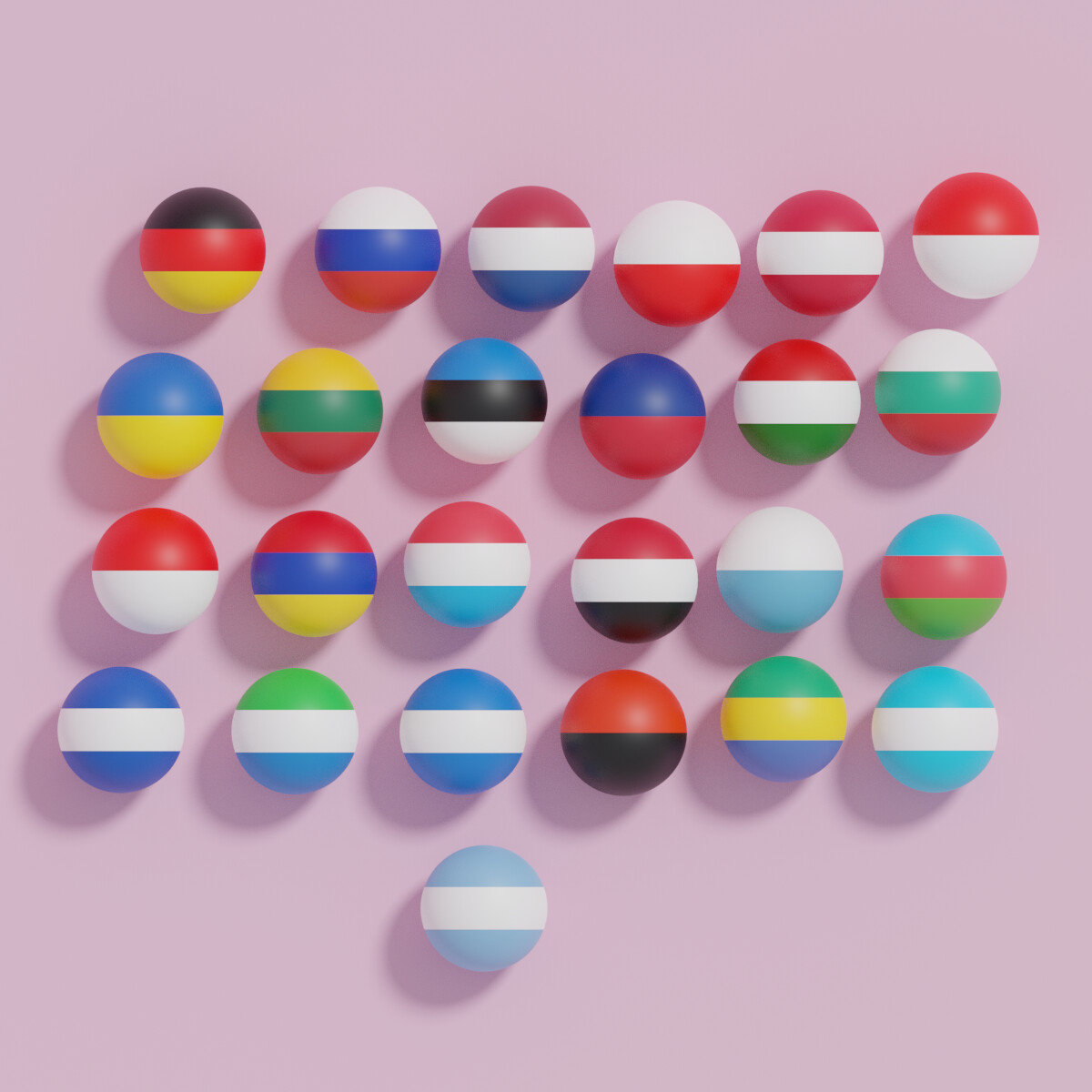 ArtStation - Flag of Ball Collection 1 | Resources