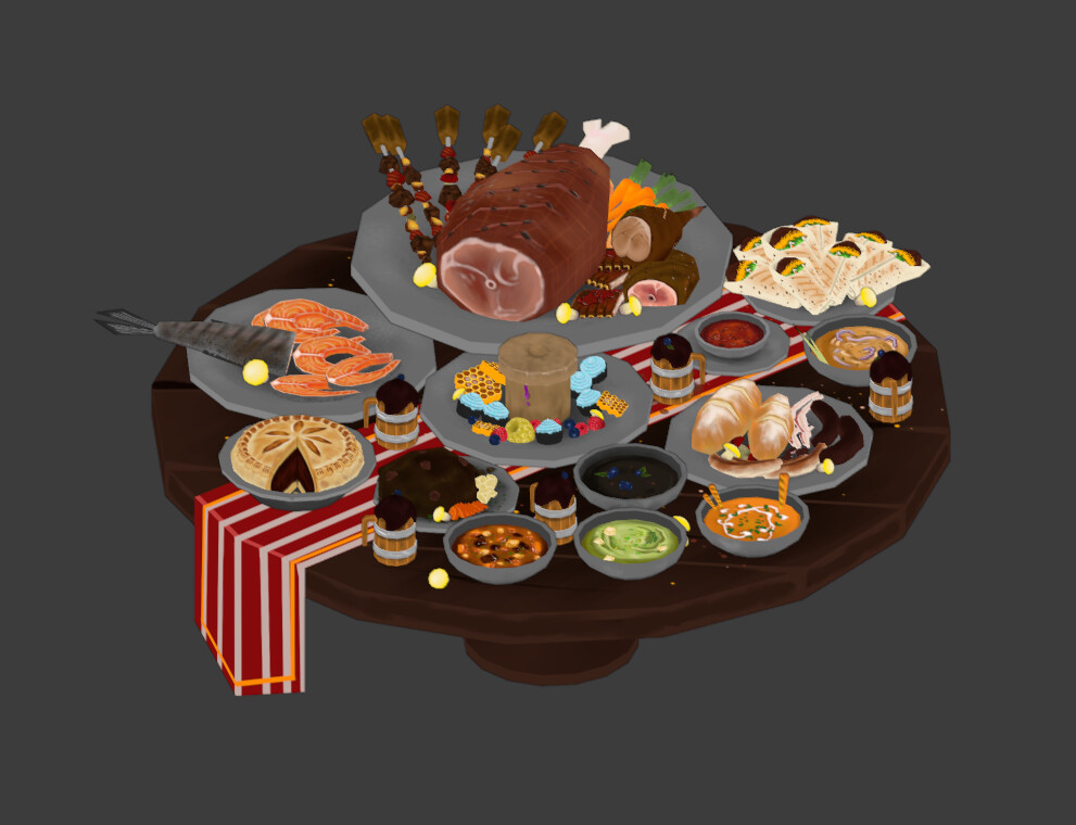 ArtStation - Fantasy Feast #2 | Game Assets