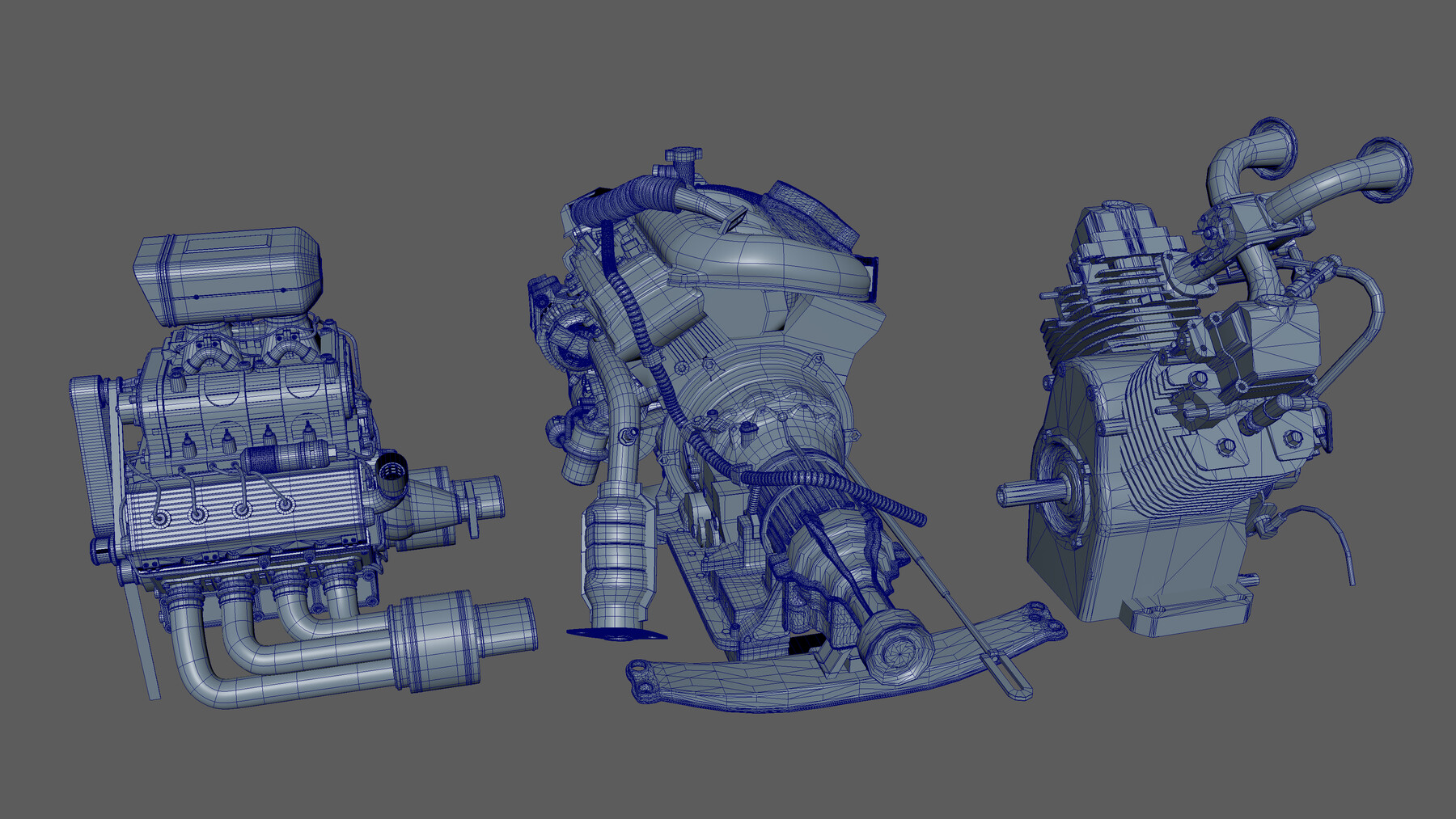 ArtStation - engine model | Resources