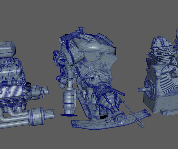 ArtStation - engine model | Resources