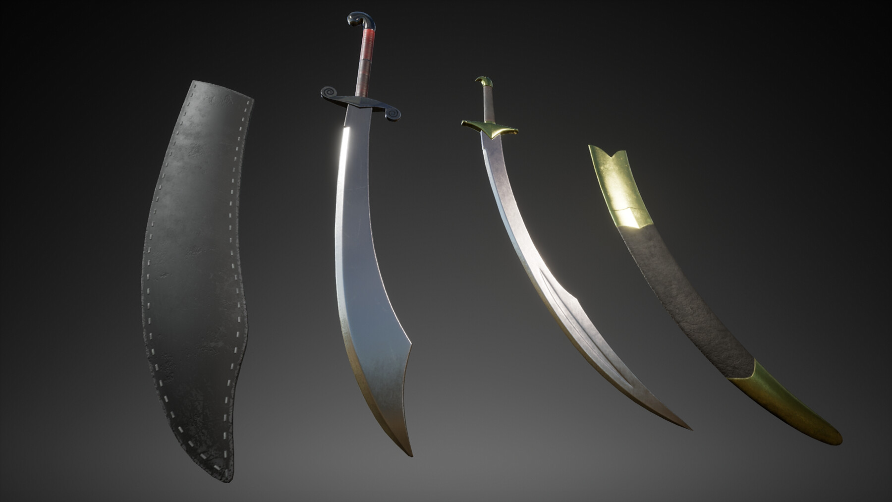 ArtStation - 15 HIGH QUALITY Historical SWORDS | Game Assets