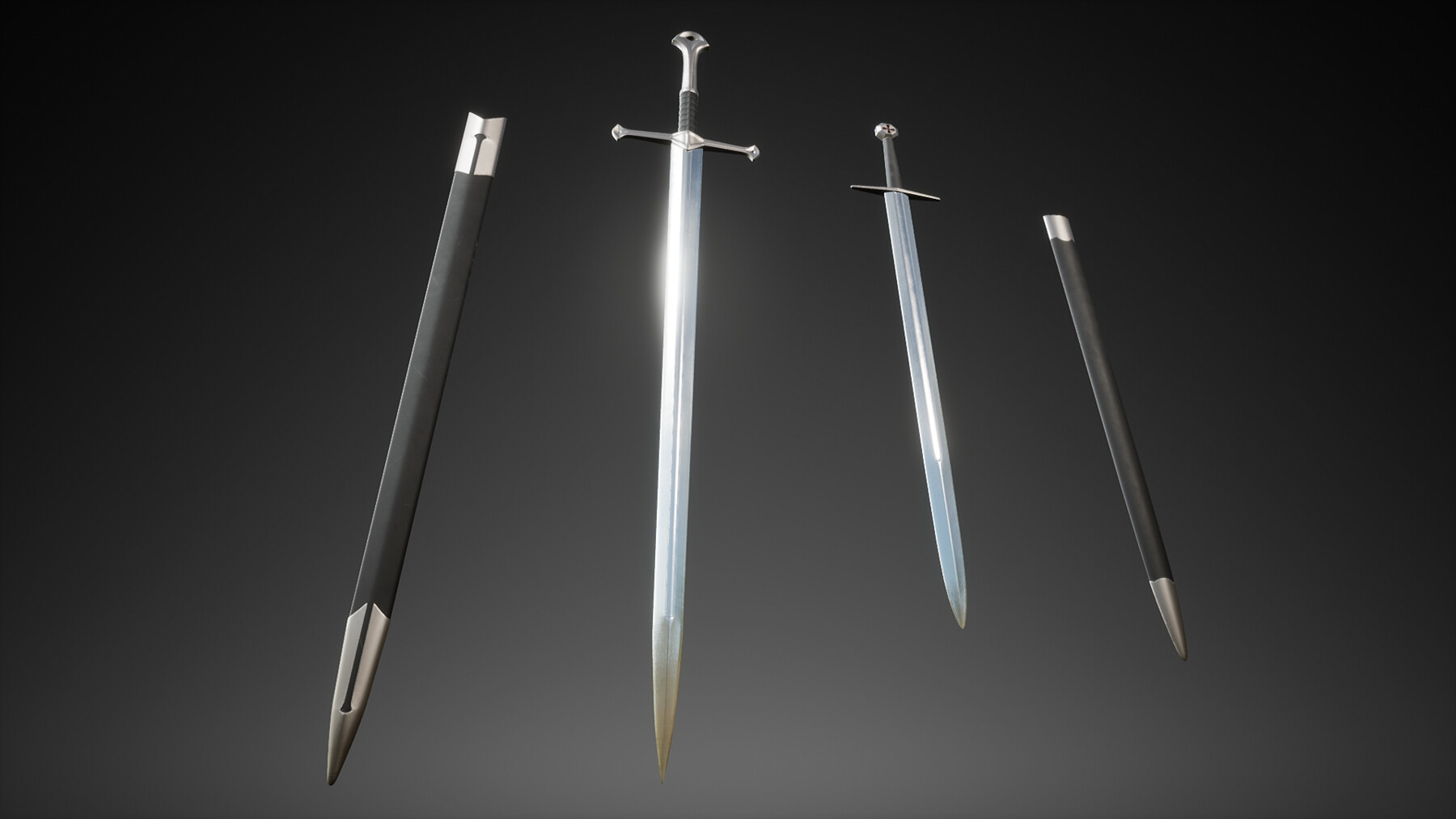 ArtStation - 15 HIGH QUALITY Historical SWORDS | Game Assets