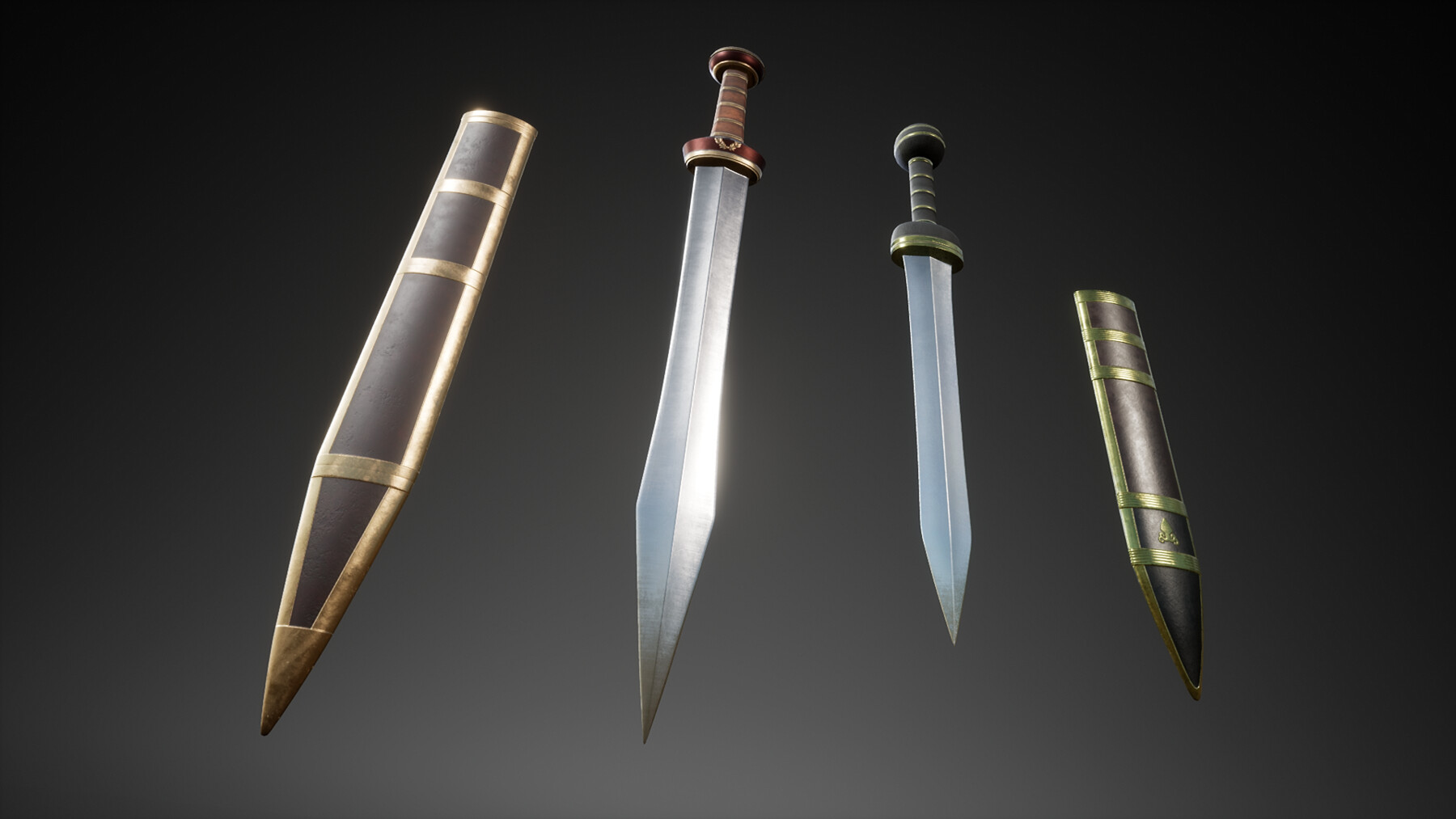 ArtStation - 15 HIGH QUALITY Historical SWORDS | Game Assets