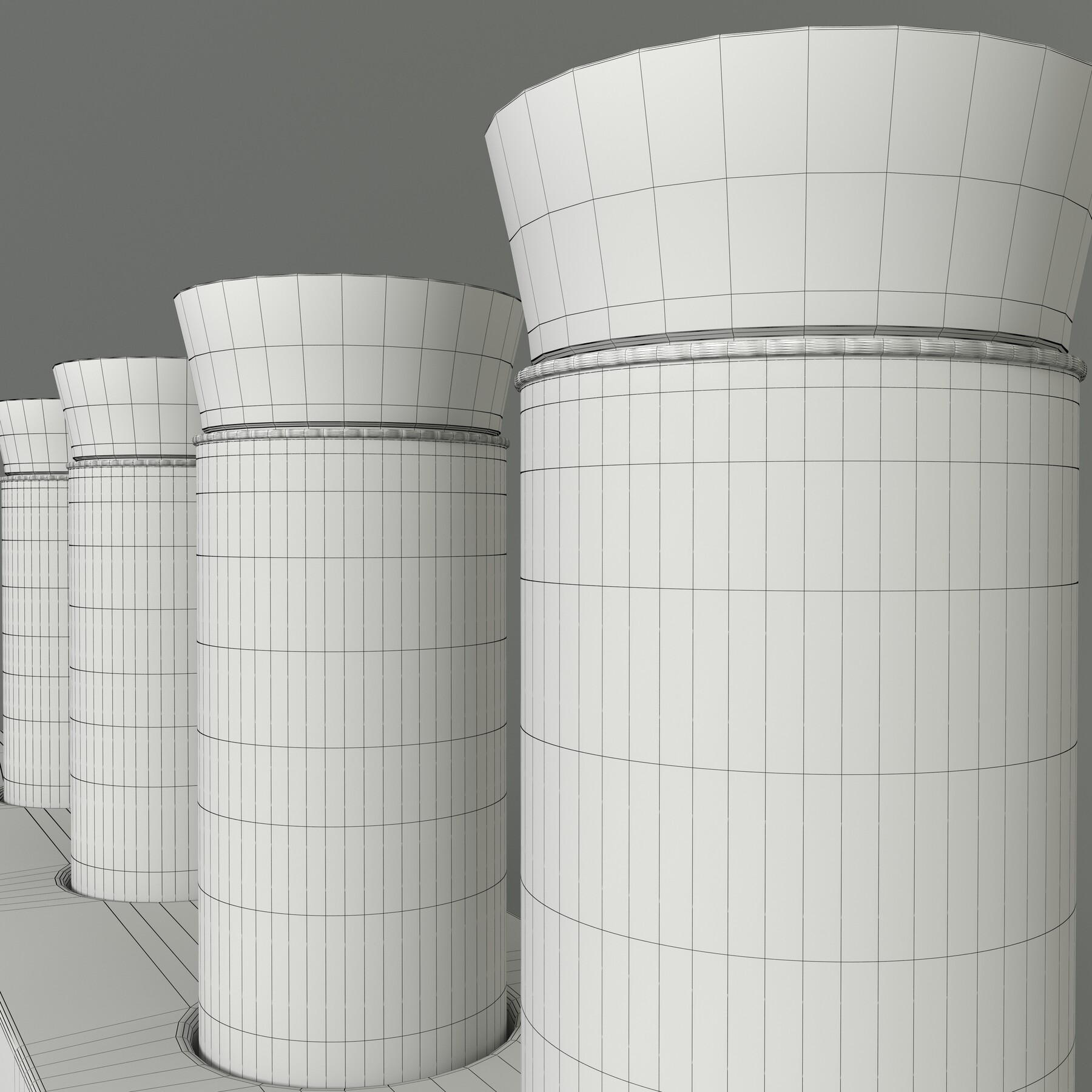 ArtStation - Stand with glass test tubes 3D model | Game Assets