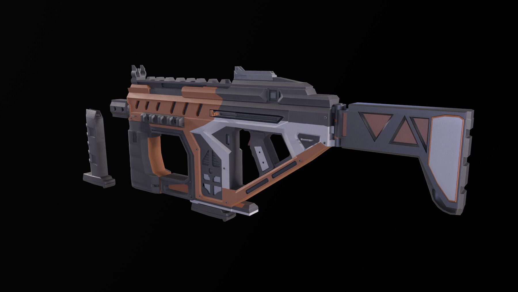 ArtStation - SCI-FI Machine gun | Game Assets