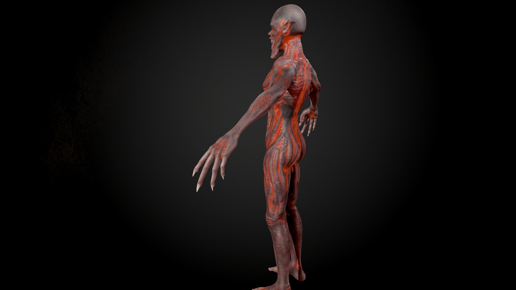 ArtStation - Ghoul Low-poly 3D model | Game Assets
