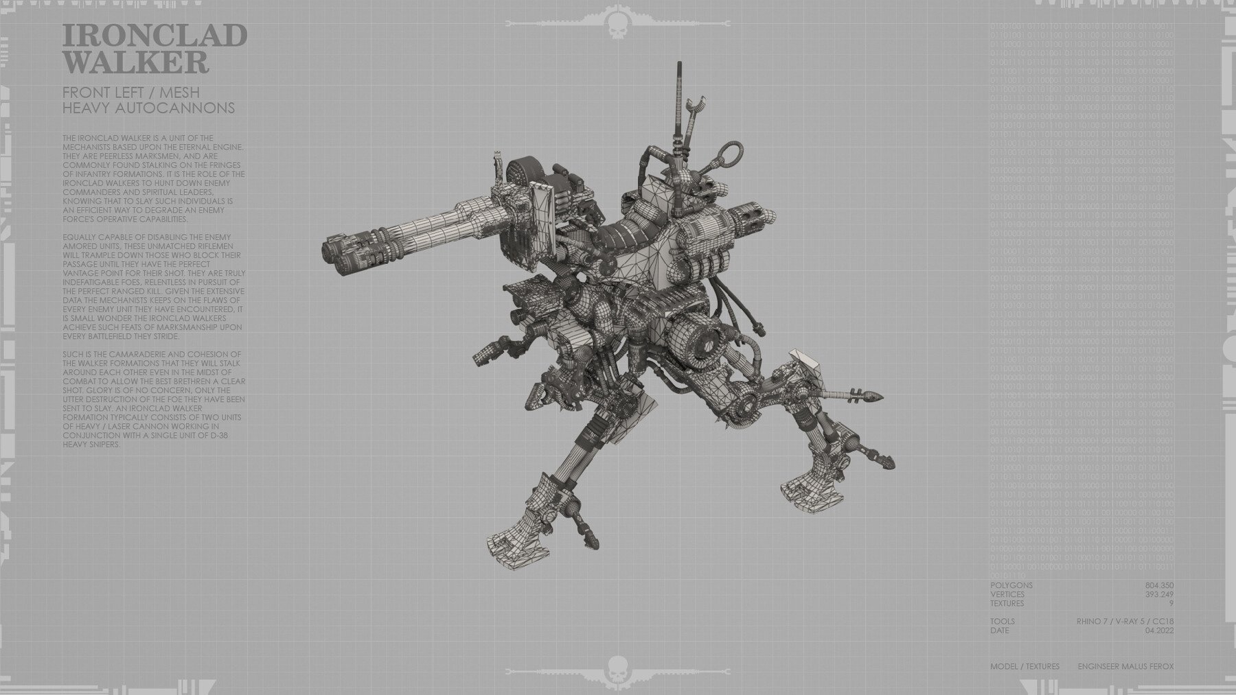 ArtStation - Ironclad Walker | Game Assets