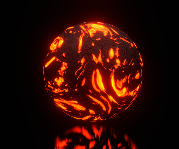 ArtStation - Realistic Procedural Lava Shader | Resources
