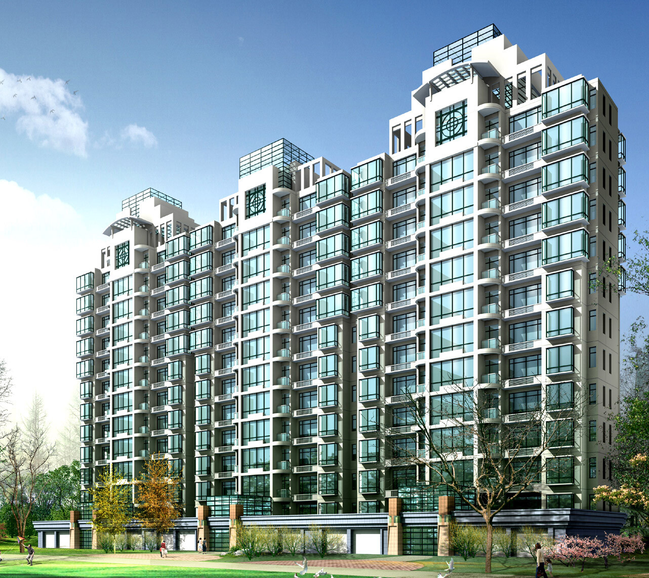 ArtStation - City office building architectural design 254 | Resources