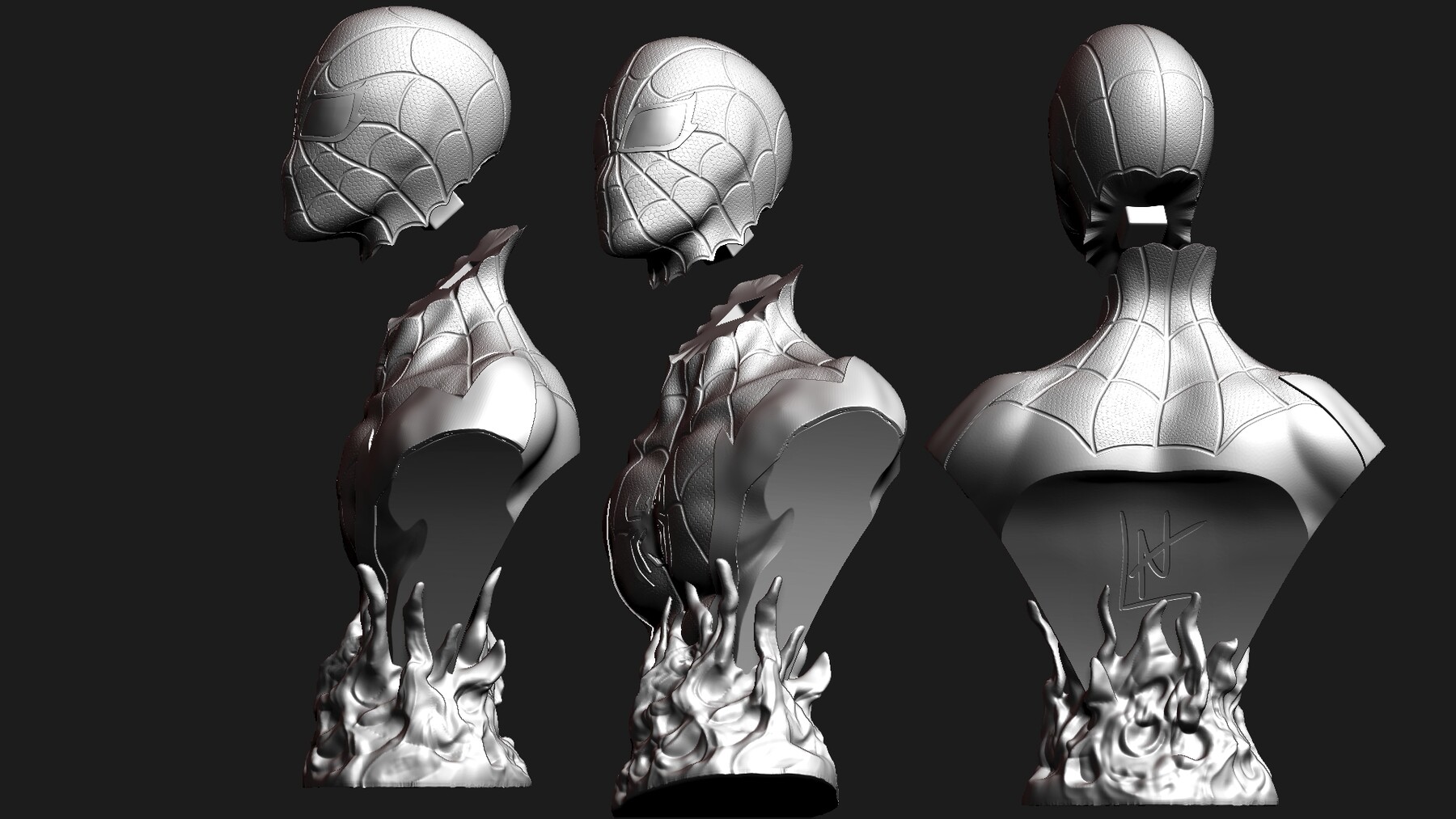 ArtStation - Spider-Man Bust - 3D Print/.STL Files | Resources