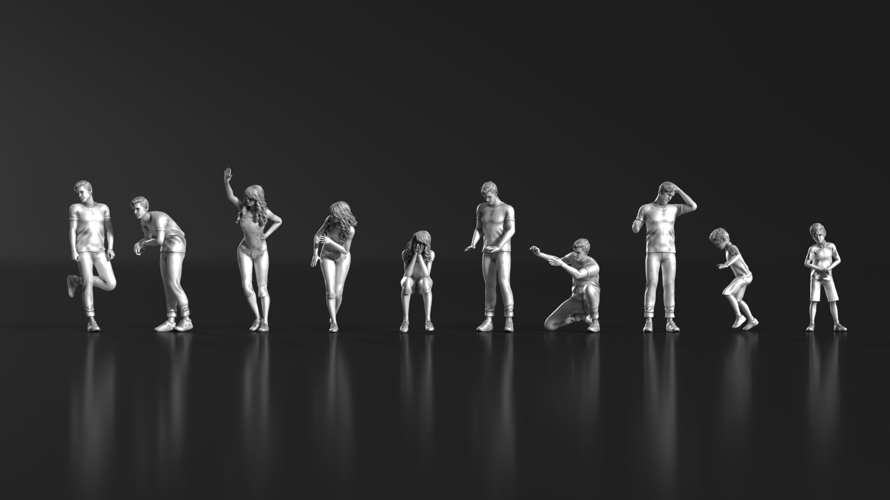 ArtStation - HD People 06 Standing | Game Assets