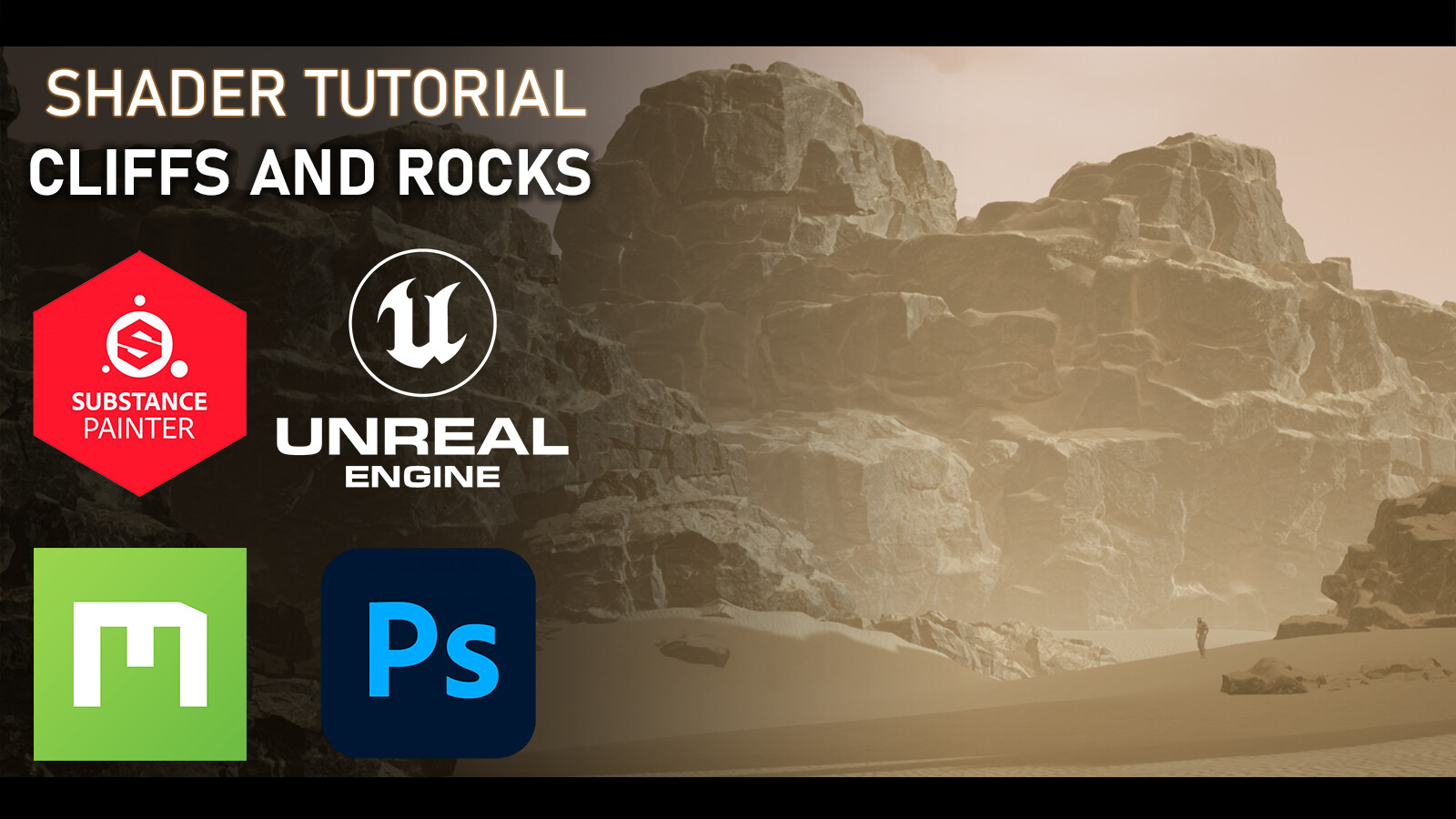 Artstation Creating A Cliffrock Shader In Unreal Engine With Tileable Textures Tutorials 6143