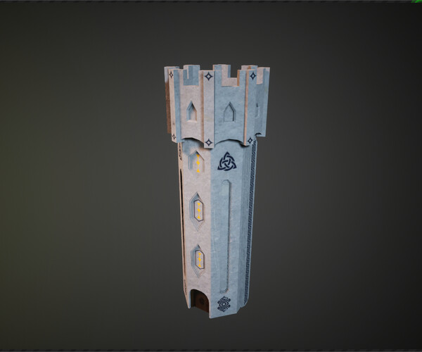 ArtStation - Dwarf Tower | Game Assets