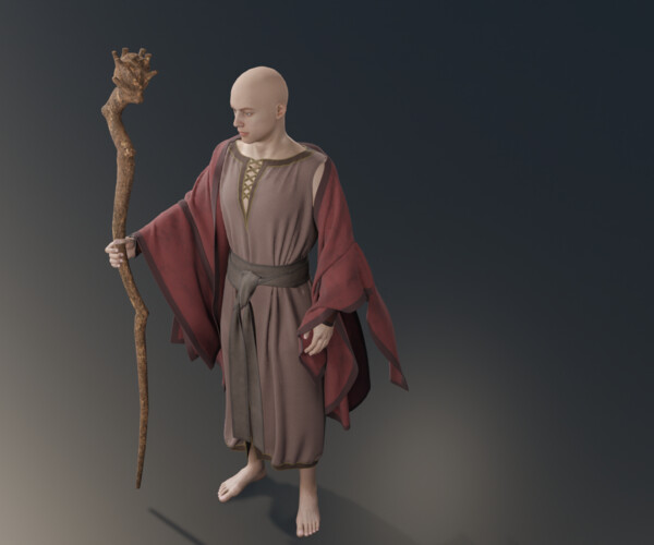ArtStation - Ancient prophet's robe | Game Assets