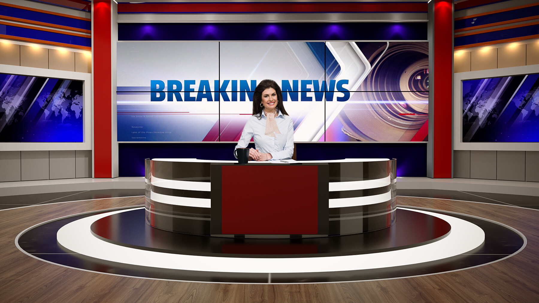 ArtStation - News Virtual set | Resources