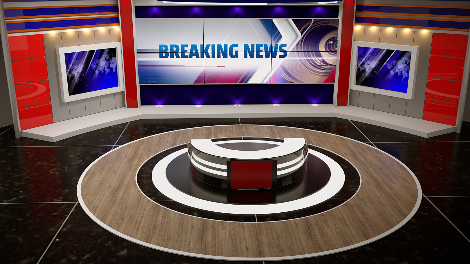 ArtStation - News Virtual set | Resources