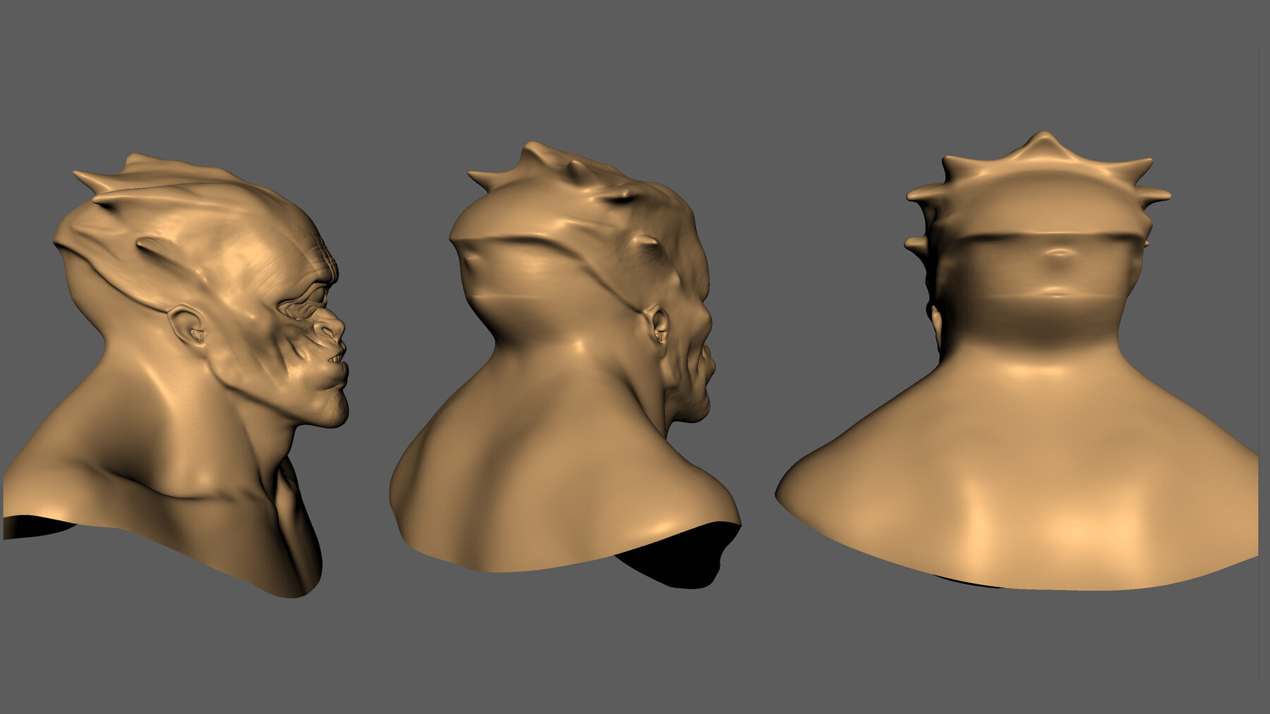 ArtStation - One-eyed monster head | Resources