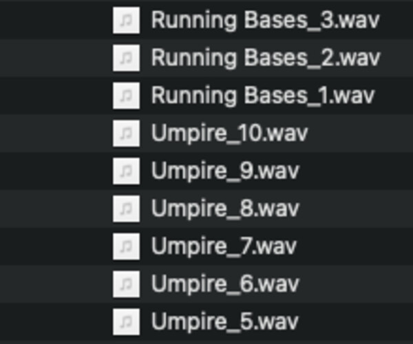ArtStation - Baseball Sound Effects | Game Assets