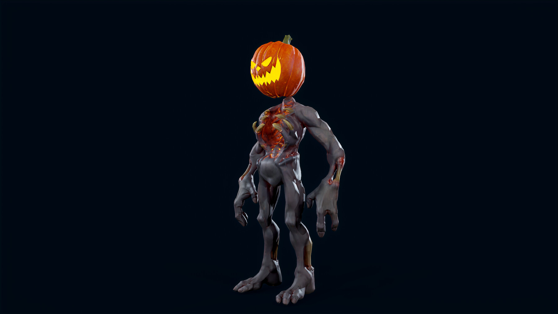 ArtStation - Pumpkin Undead | Game Assets