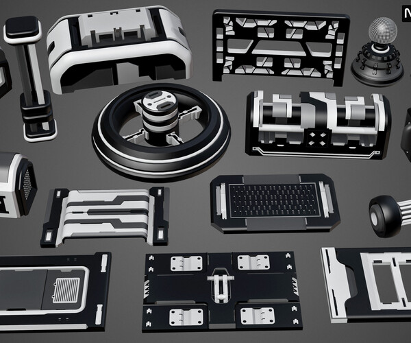 ArtStation - Nasa Station Dpack | Sci Fi Kitbash | Resources