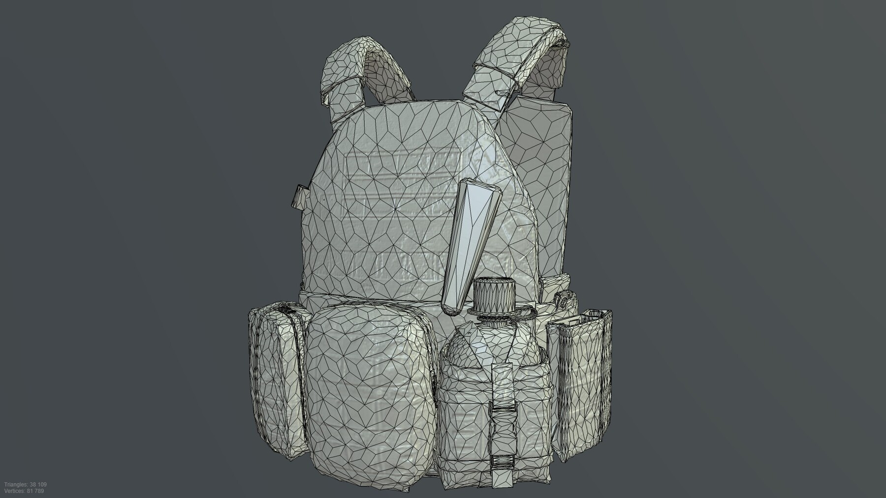 ArtStation - MILITARY VEST low-poly PBR | Game Assets