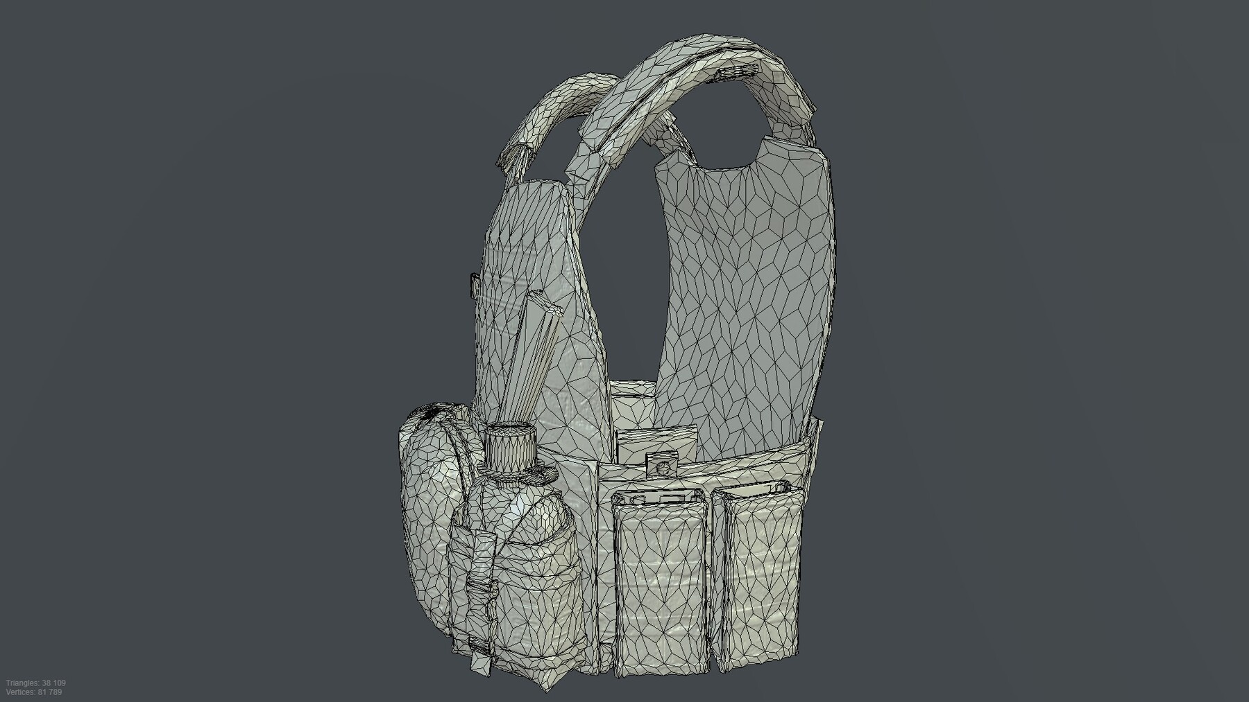 ArtStation - MILITARY VEST low-poly PBR | Game Assets