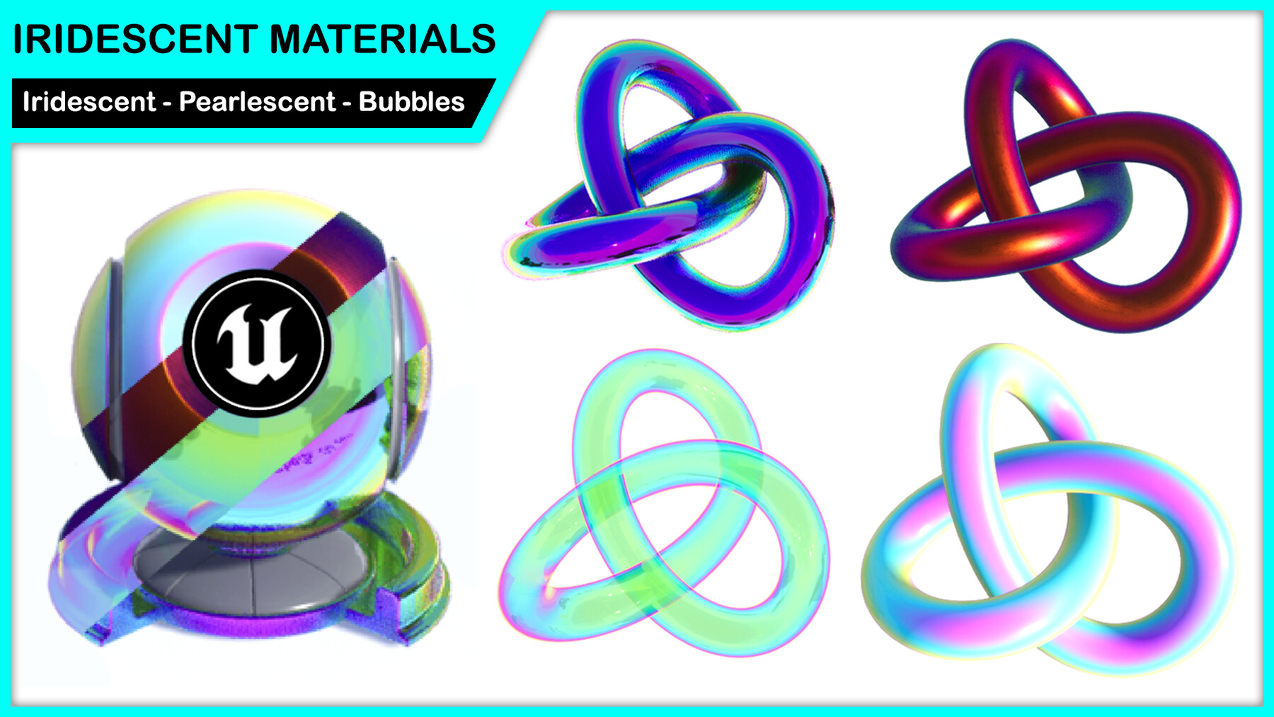 ArtStation - Unreal Engine - Iridescent Materials Pack | Game Assets