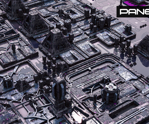 ArtStation - Dpack Bundle | Sci Fi Kitbash | 95 Objects | Resources