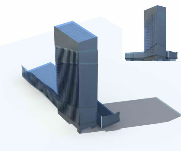 ArtStation - City Commercial Street office building 201 | Resources