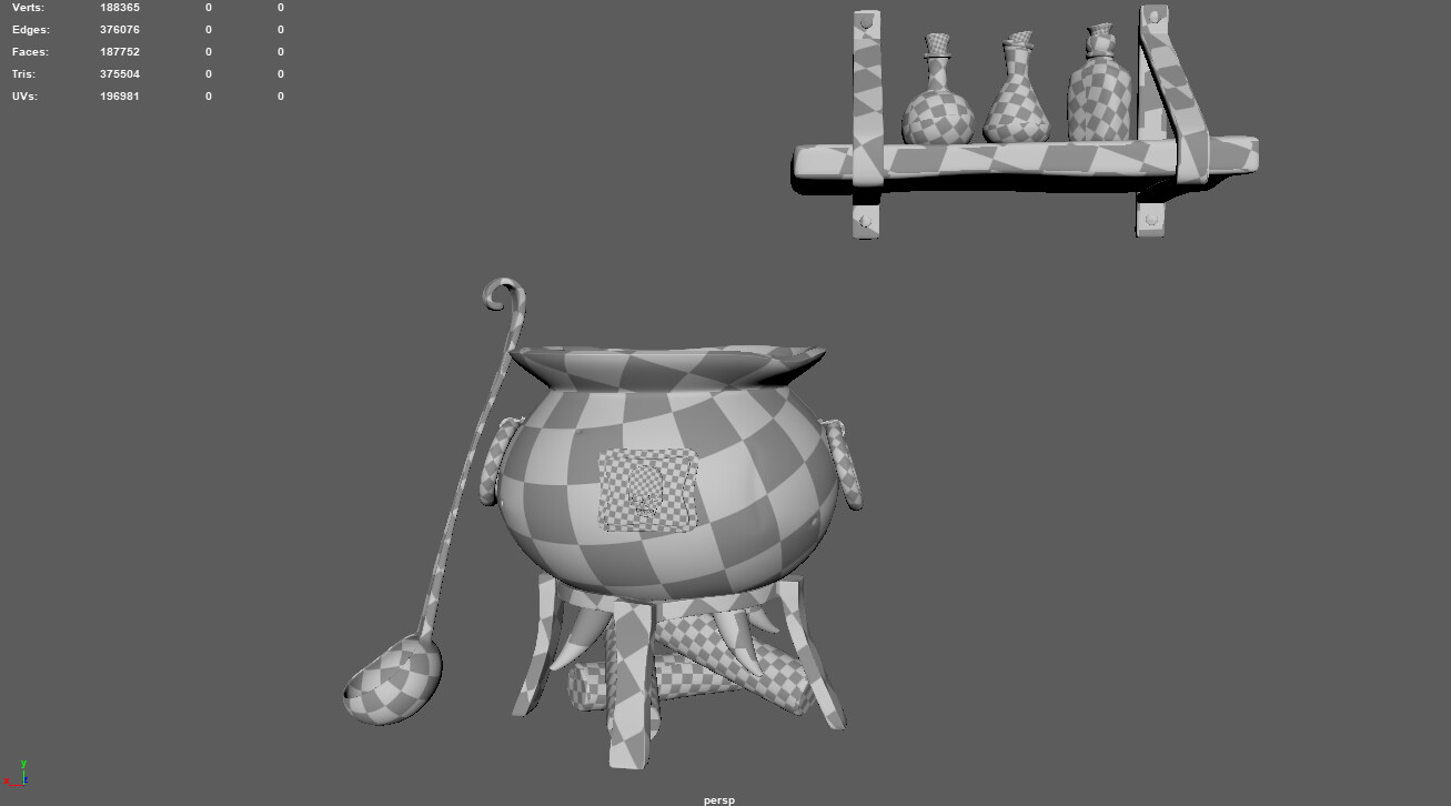 ArtStation - PBR Witch Cauldron Medieval Craft Art Magic Potion Scene ...