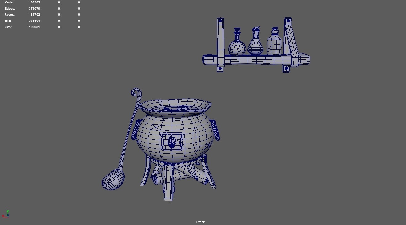 ArtStation - PBR Witch Cauldron Medieval Craft Art Magic Potion Scene ...