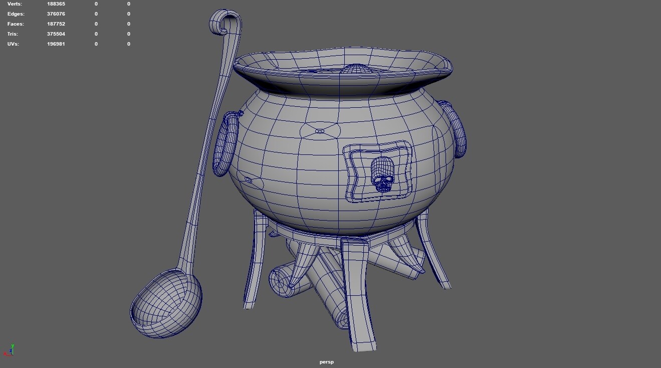 ArtStation - PBR Witch Cauldron Medieval Craft Art Magic Potion Scene ...