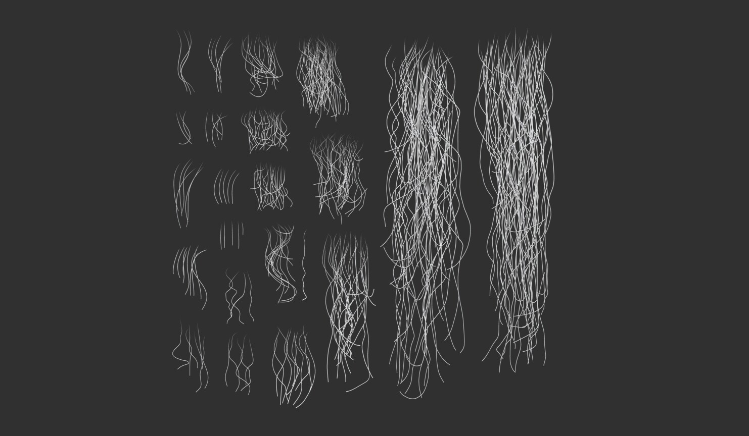 ArtStation - Beard Hair cards | Game Assets