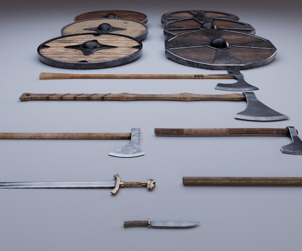 ArtStation - Nordic Weapons Pack | Game Assets