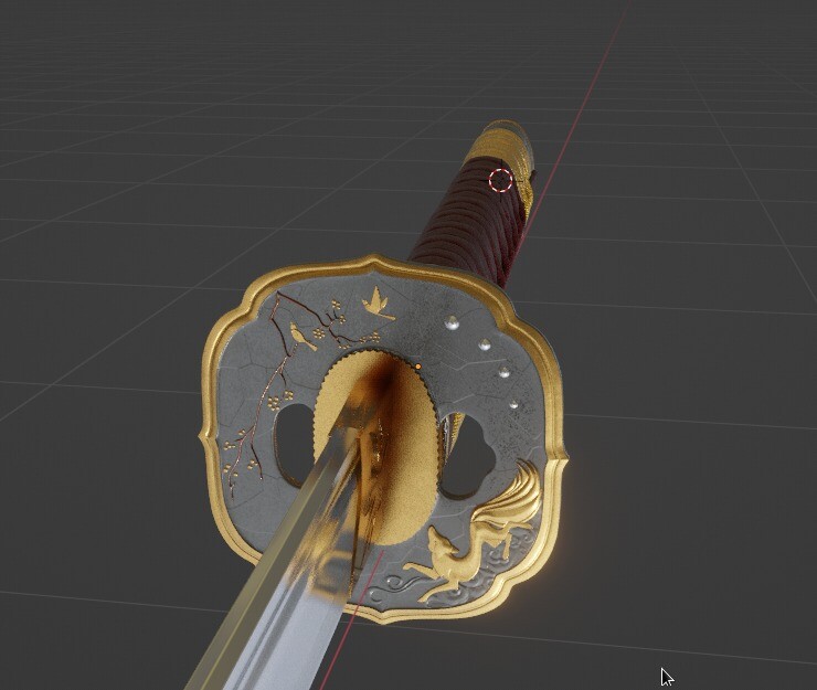 ArtStation - Kitsune Katana | Resources