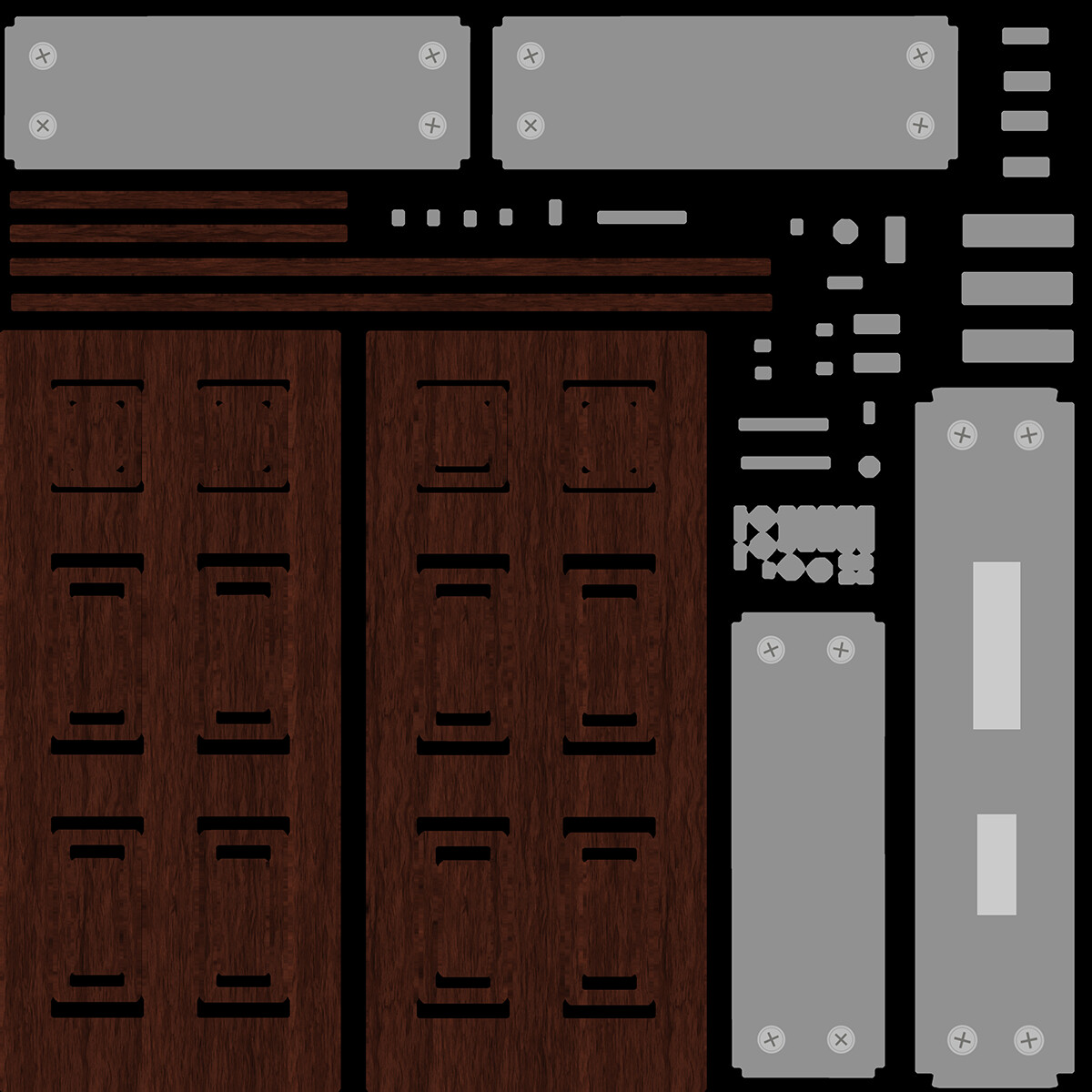 ArtStation - Wooden Door E5 | Game Assets