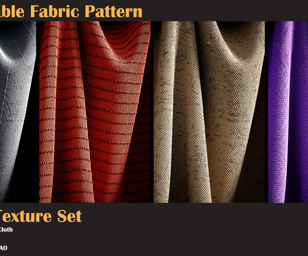 ArtStation - 40 Tileable Fabric Pattern - VOL 08 | Resources