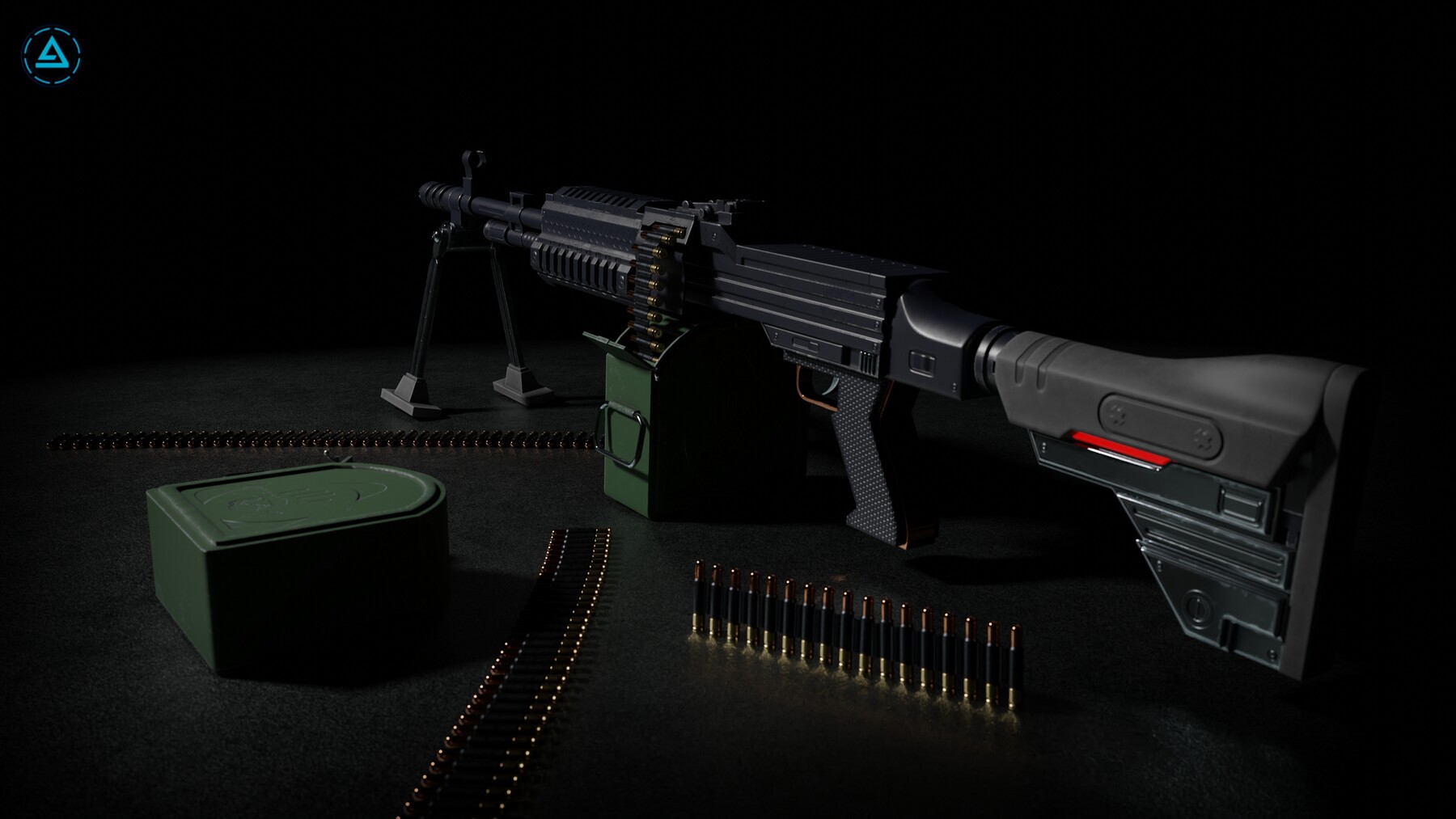 ArtStation - DPR LMG | Game Assets